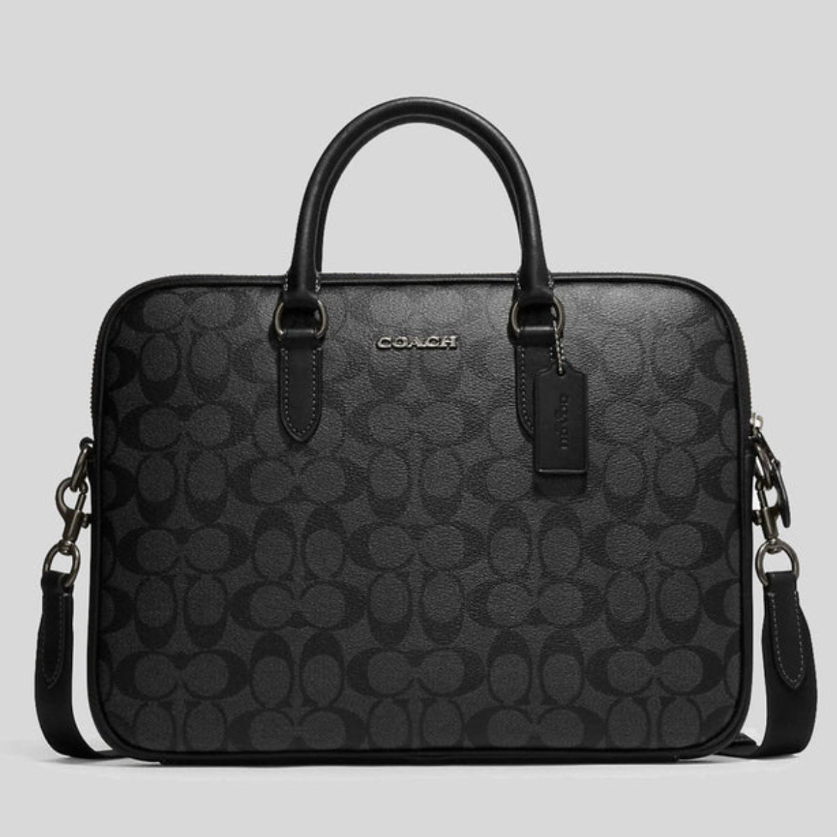 Coach Graham Slim Brief In Signature Canvas Black- CHC8172 – Dreams ...