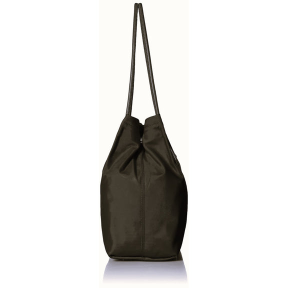 Calvin Klein Mallory Nylon North/South Vertical BrandIng Tote In Green ...