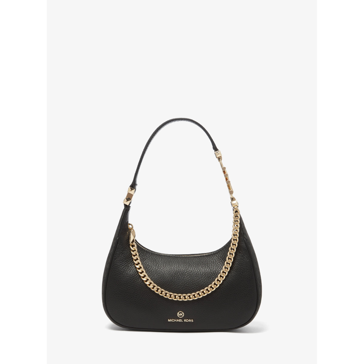 Michael Kors Piper Monogram Shoulder Bag In Black - 32F2G91C1B – Dreams ...