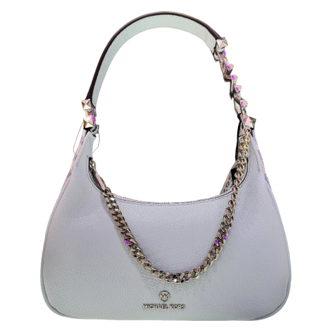 Buy Michael Kors Piper Monogram Shoulder Bag In Soft Sky - 32F2G91C1B ...