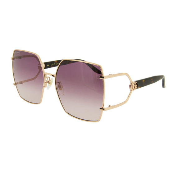 Buy Gucci GG1564SA 002 Oversized Butterfly Sunglasses – Gold/Havana ...