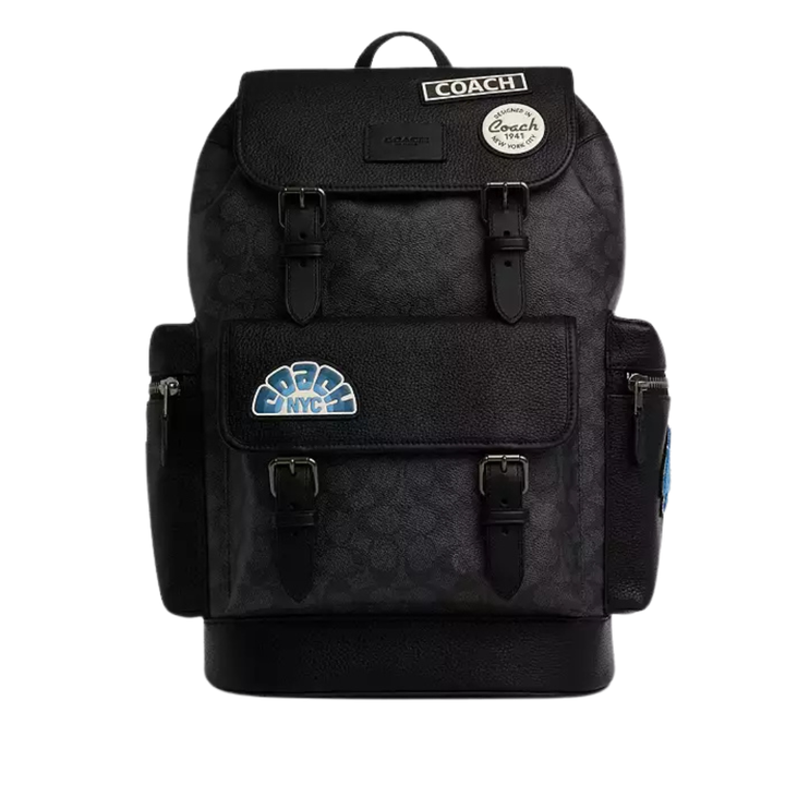Buy Coach Multi Sprint Backpack Charcoal Pebbled Leather - CY818 Online ...