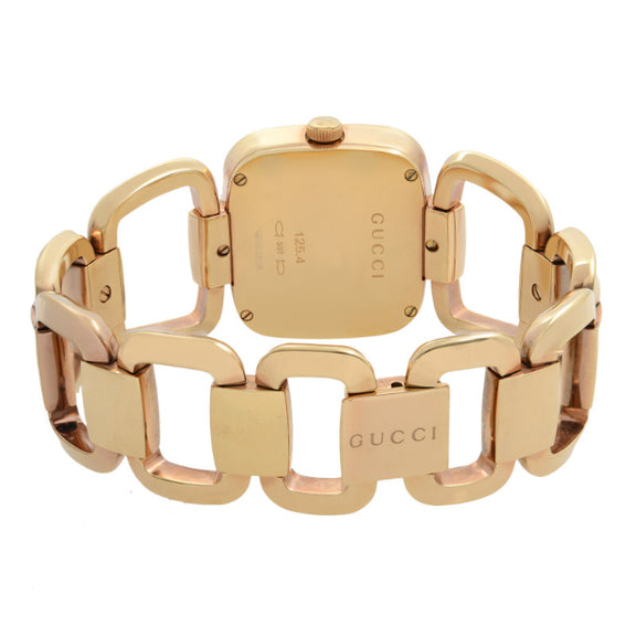 Gucci G-Gucci Gold Stainless Steel Black Dial Quartz Watch for Women ...